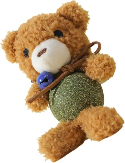 Jouet Peluche avec Balle Catnip pour Chat | Animalmarket